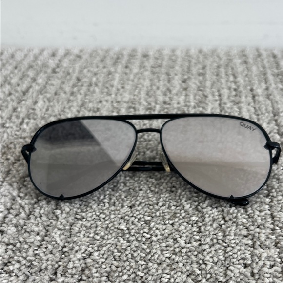 Quay Australia | Accessories | Quay Australia Black Aviator Shades ...